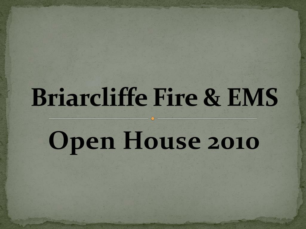 PPT - Briarcliffe Fire & EMS PowerPoint Presentation, free download ...