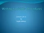 PPT - Guide to Writing Executive Core Qualifications (ECQs) PowerPoint ...