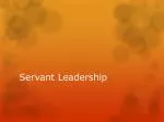 PPT - SERVANT LEADERSHIP PowerPoint Presentation, free download - ID ...