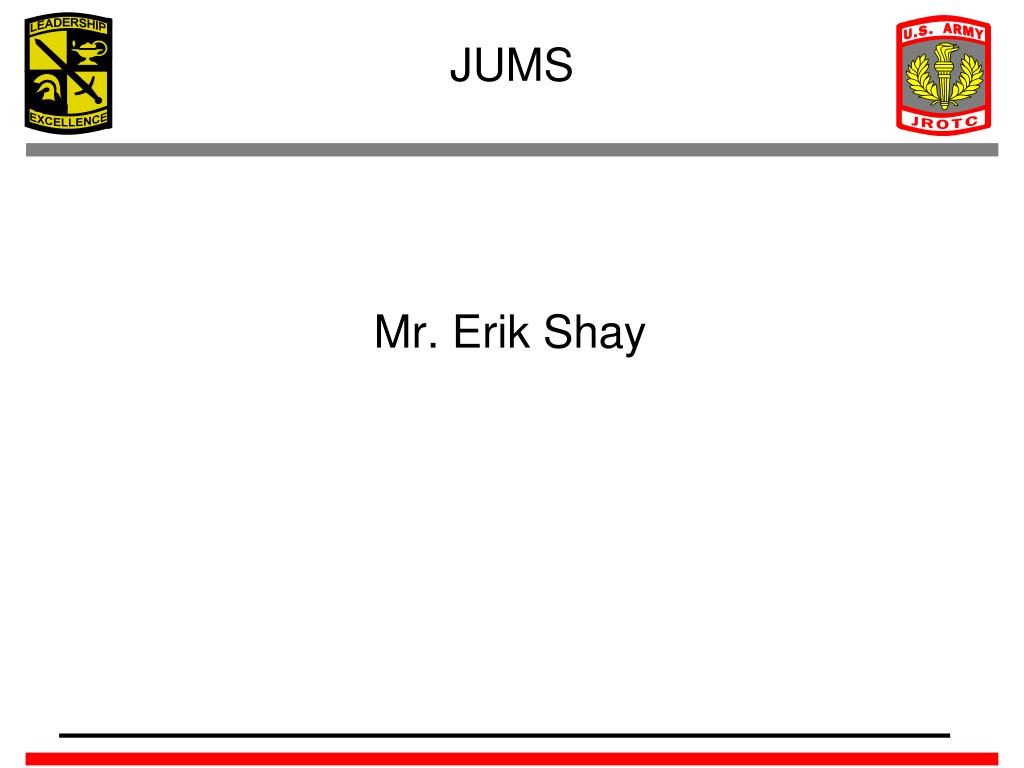 PPT - JUMS PowerPoint Presentation, free download - ID:2807461