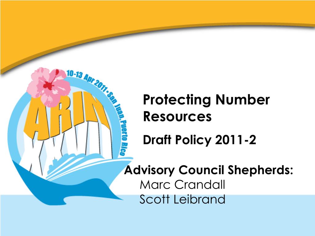 PPT - Protecting Number Resources PowerPoint Presentation, free ...