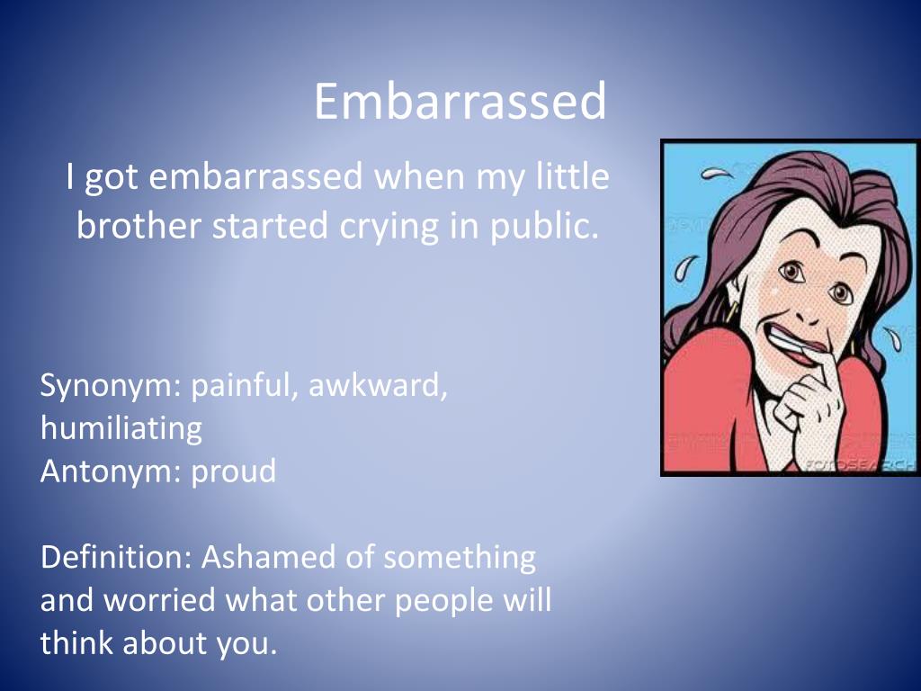 PPT - Embarrassed PowerPoint Presentation, free download - ID:2808794