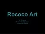 PPT - Stilul Rococo PowerPoint Presentation, free download - ID:4281167