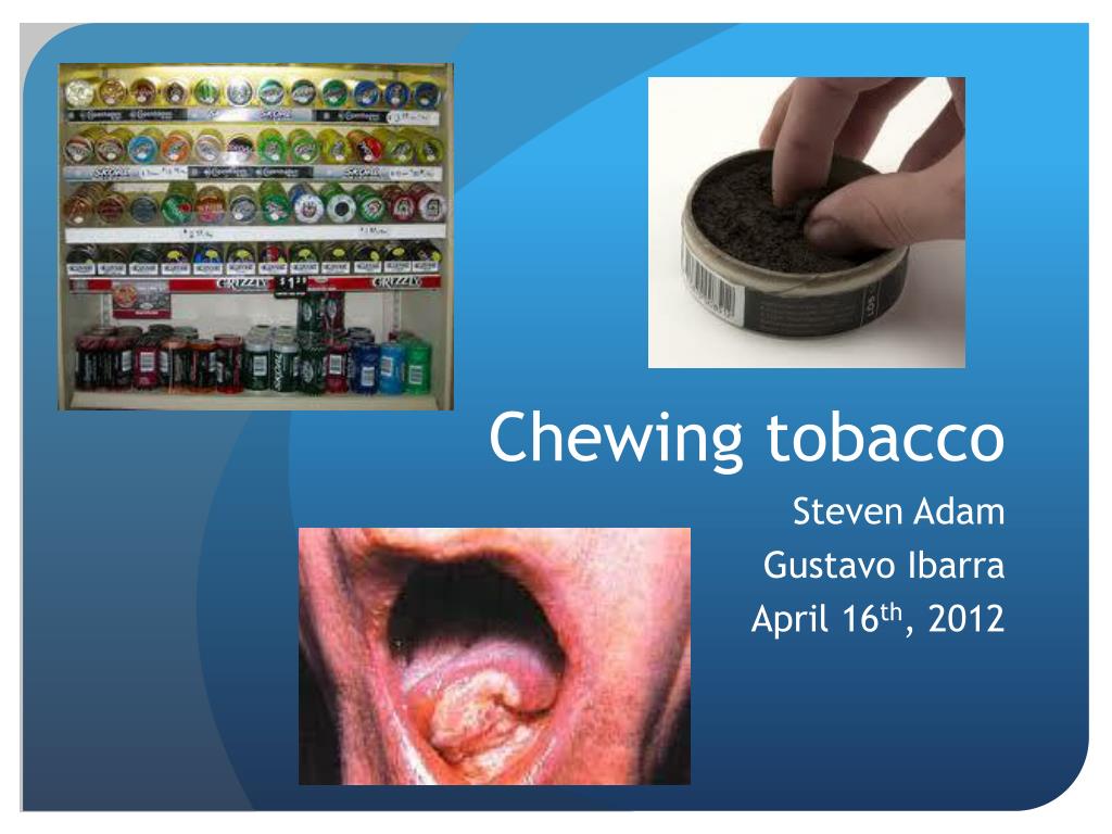 PPT - Chewing tobacco PowerPoint Presentation, free download - ID:2809770