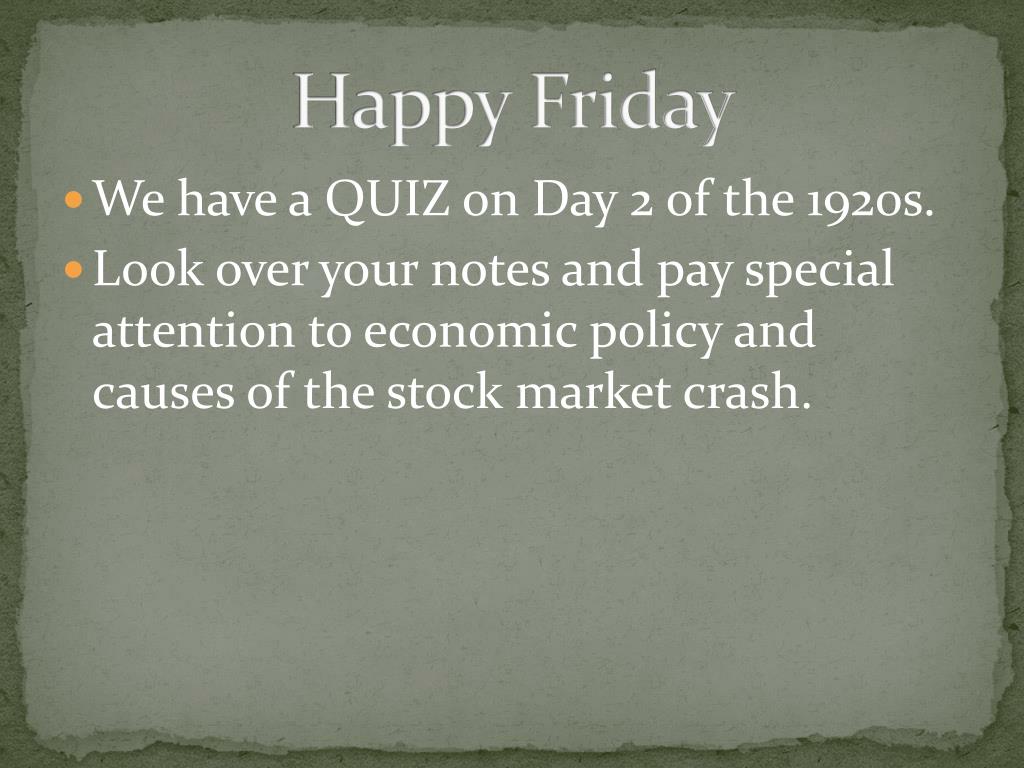 PPT - Happy Friday PowerPoint Presentation, free download - ID:2810731