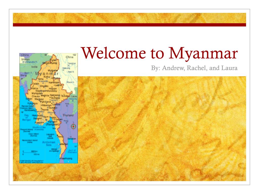 PPT - Welcome to Myanmar PowerPoint Presentation, free download - ID ...