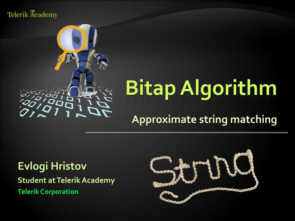 PPT - Bitap Algorithm PowerPoint Presentation, free download - ID:2810800