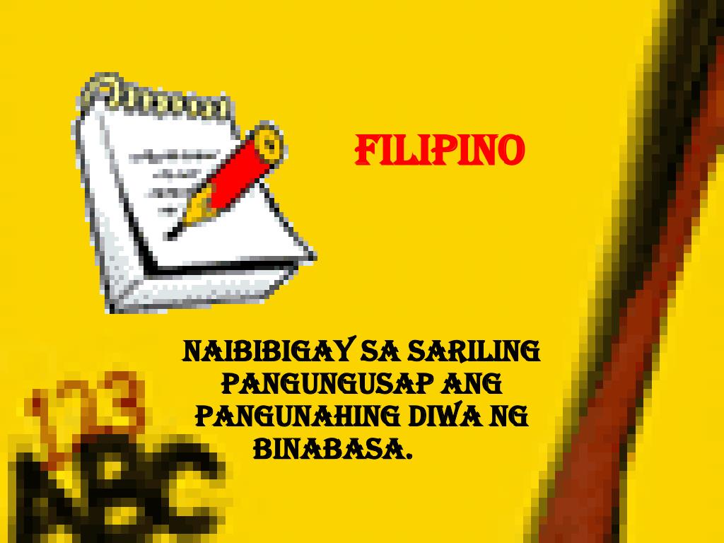 PPT - Filipino PowerPoint Presentation, free download - ID:2811253