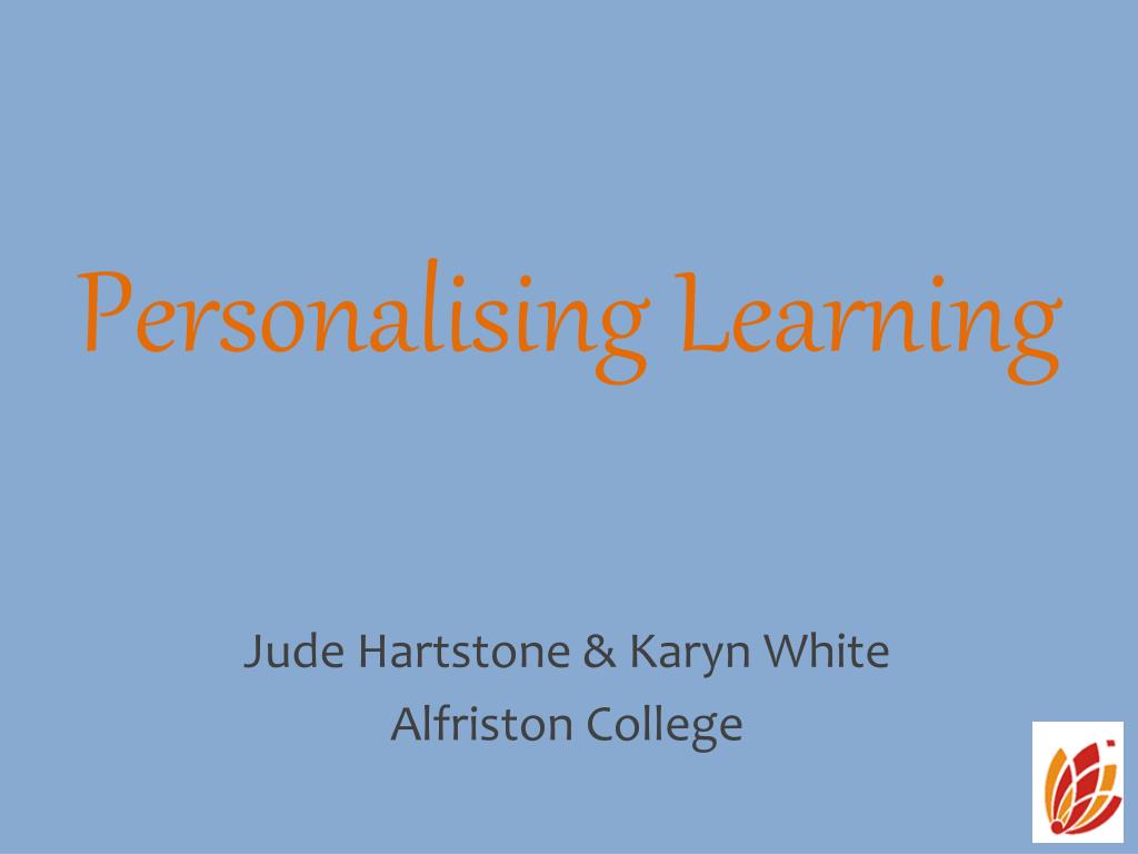 PPT - Personalising Learning PowerPoint Presentation, free download ...