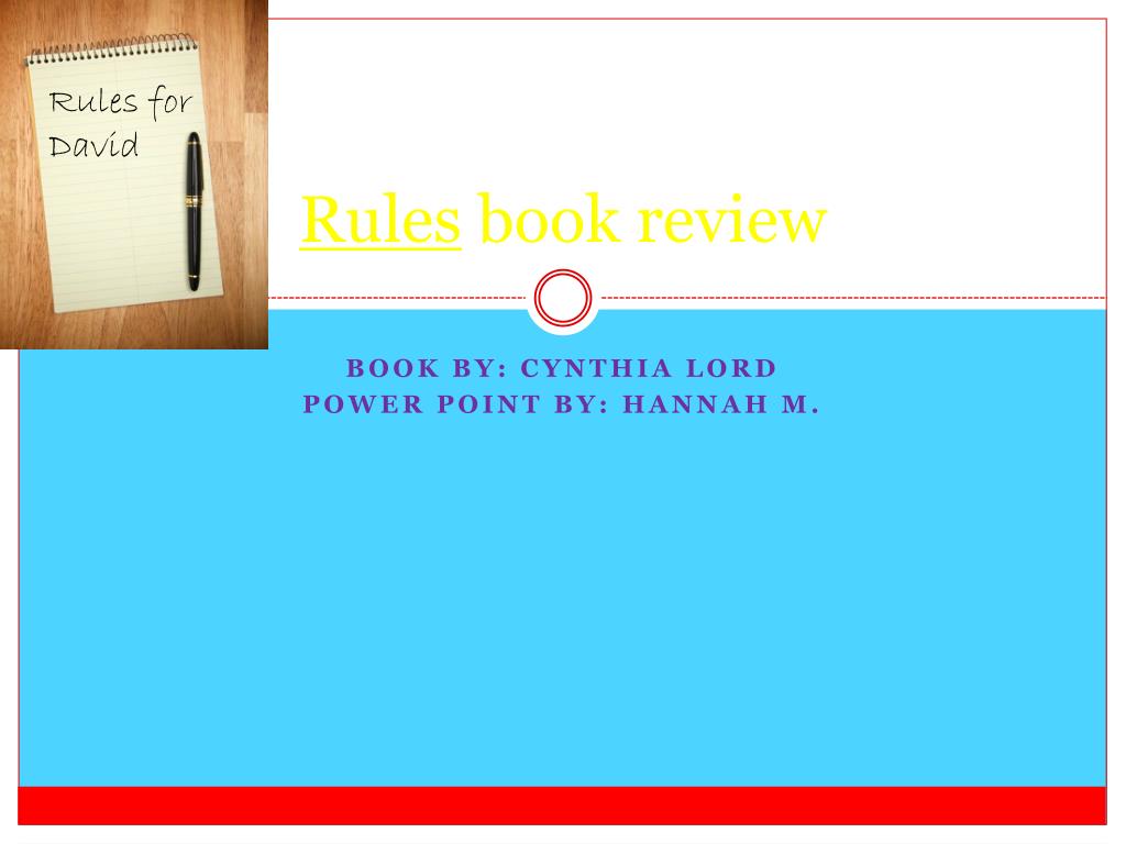 PPT - Rules book review PowerPoint Presentation, free download - ID:2814795