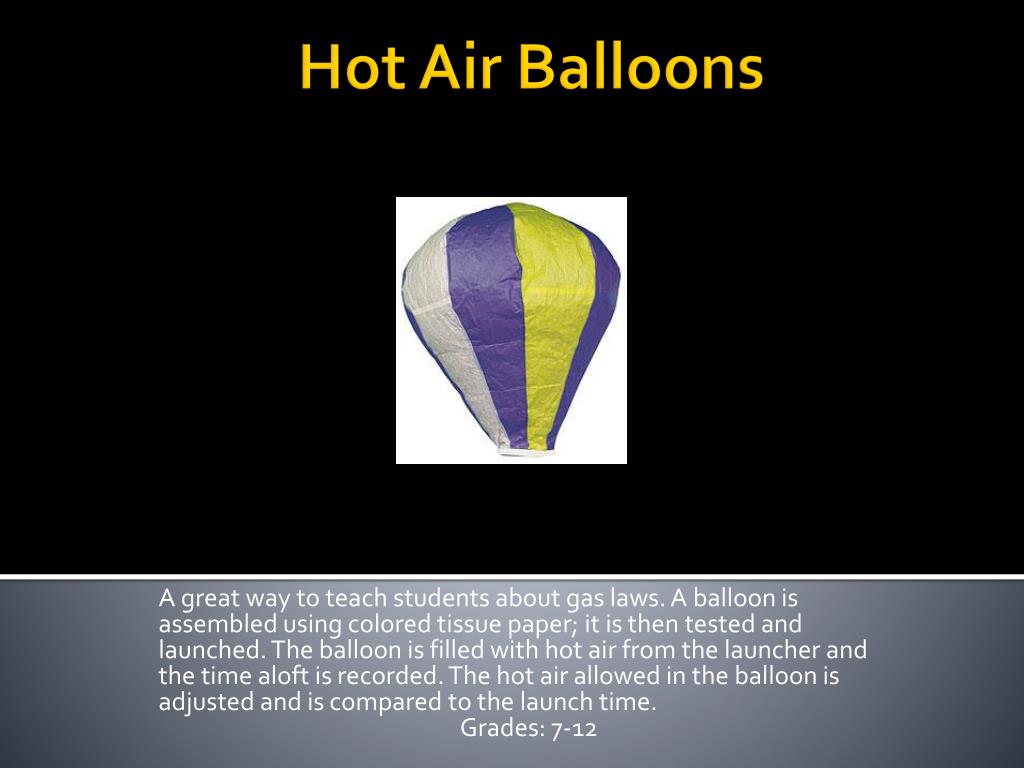 PPT - Hot Air Balloons PowerPoint Presentation, free download - ID:2816126