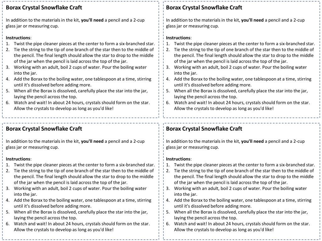 PPT - Borax Crystal Snowflake Craft PowerPoint Presentation, free ...