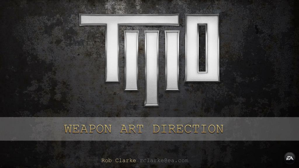 PPT - WEAPON ART DIRECTION PowerPoint Presentation, free download - ID ...