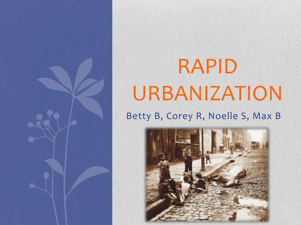 PPT - Rapid Urbanization PowerPoint Presentation, free download - ID ...