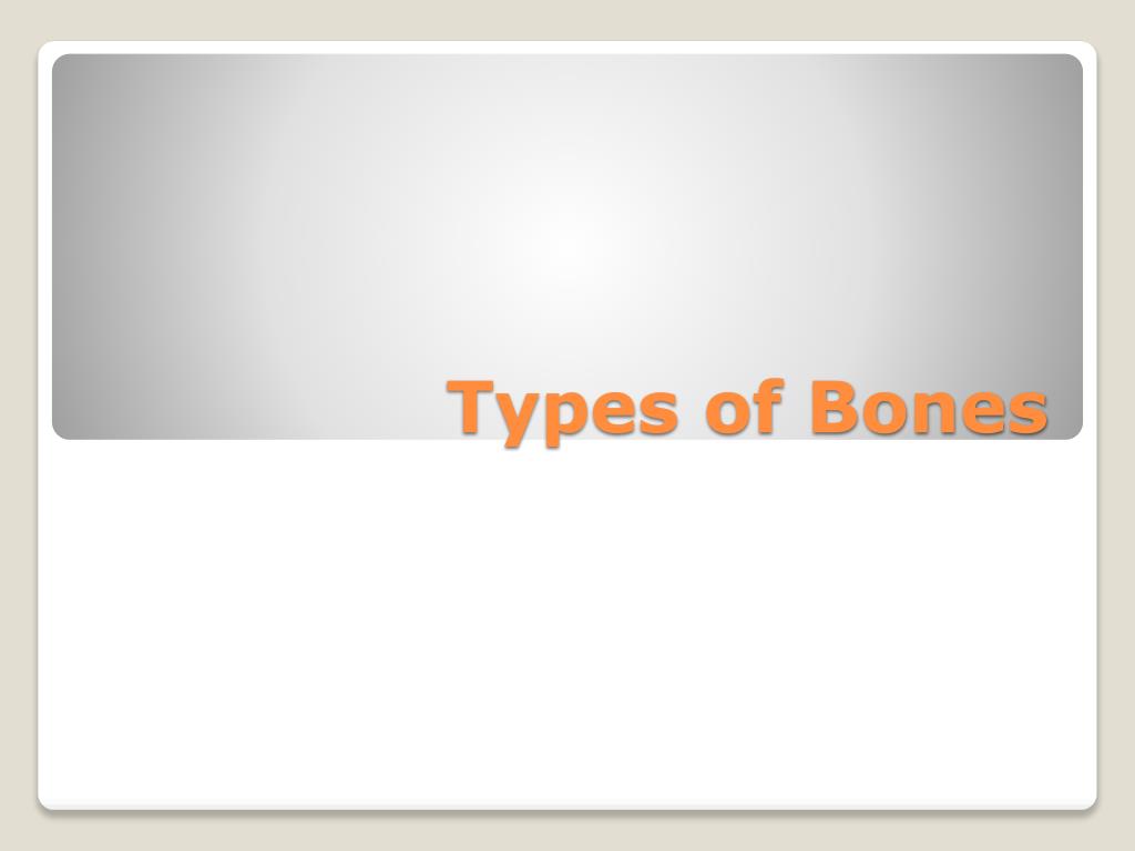 PPT - Types of Bones PowerPoint Presentation, free download - ID:2818477