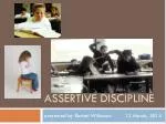 PPT - ASSERTIVE DISCIPLINE WEEK 5 PowerPoint Presentation, free ...