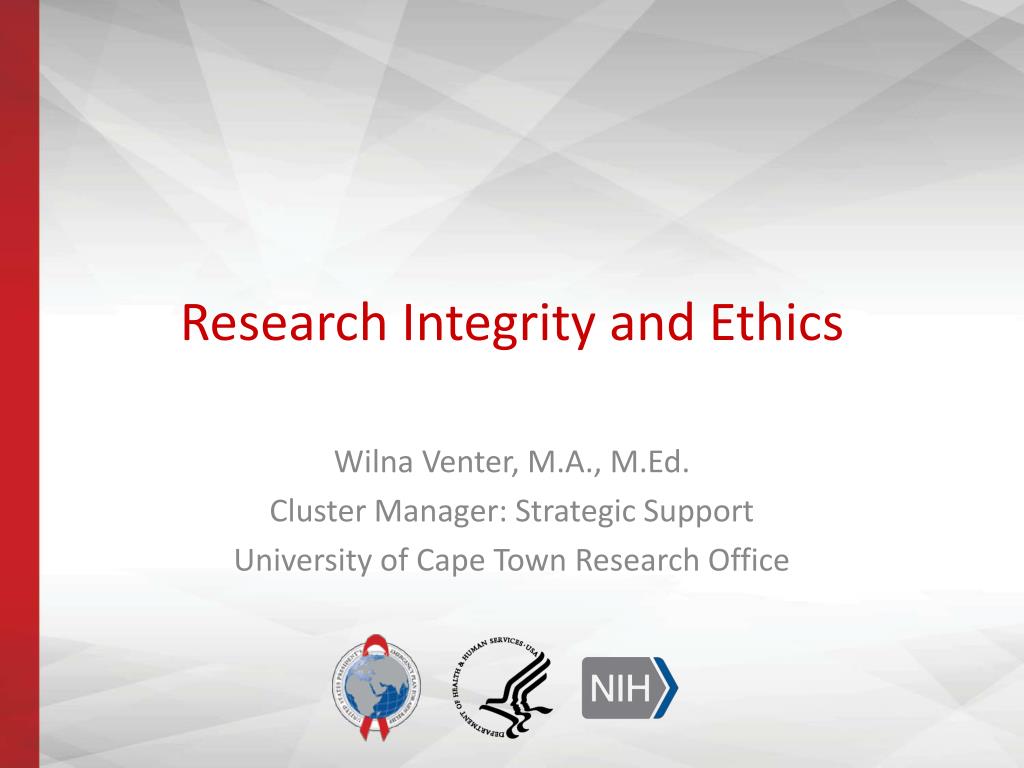 PPT - Research Integrity and Ethics PowerPoint Presentation, free ...
