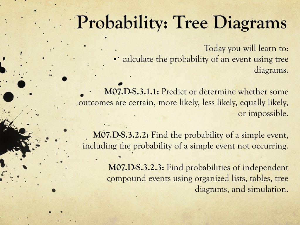 PPT - Probability: Tree Diagrams PowerPoint Presentation, free download ...