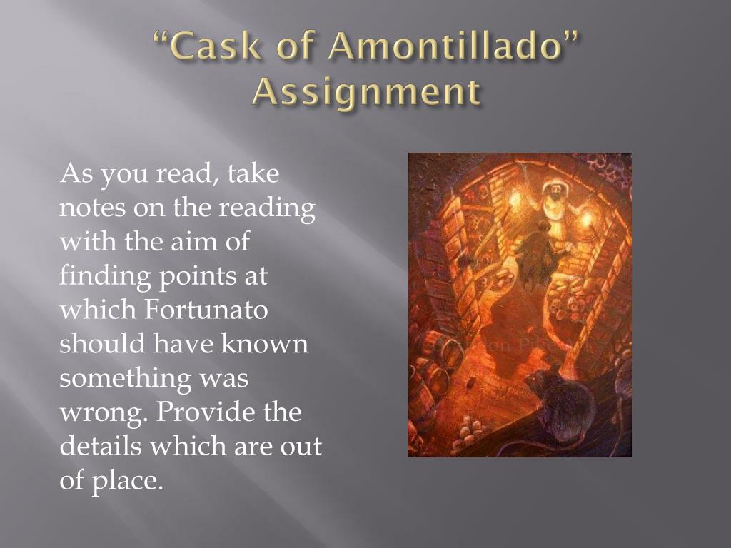 PPT - “Cask of Amontillado” Assignment PowerPoint Presentation, free ...