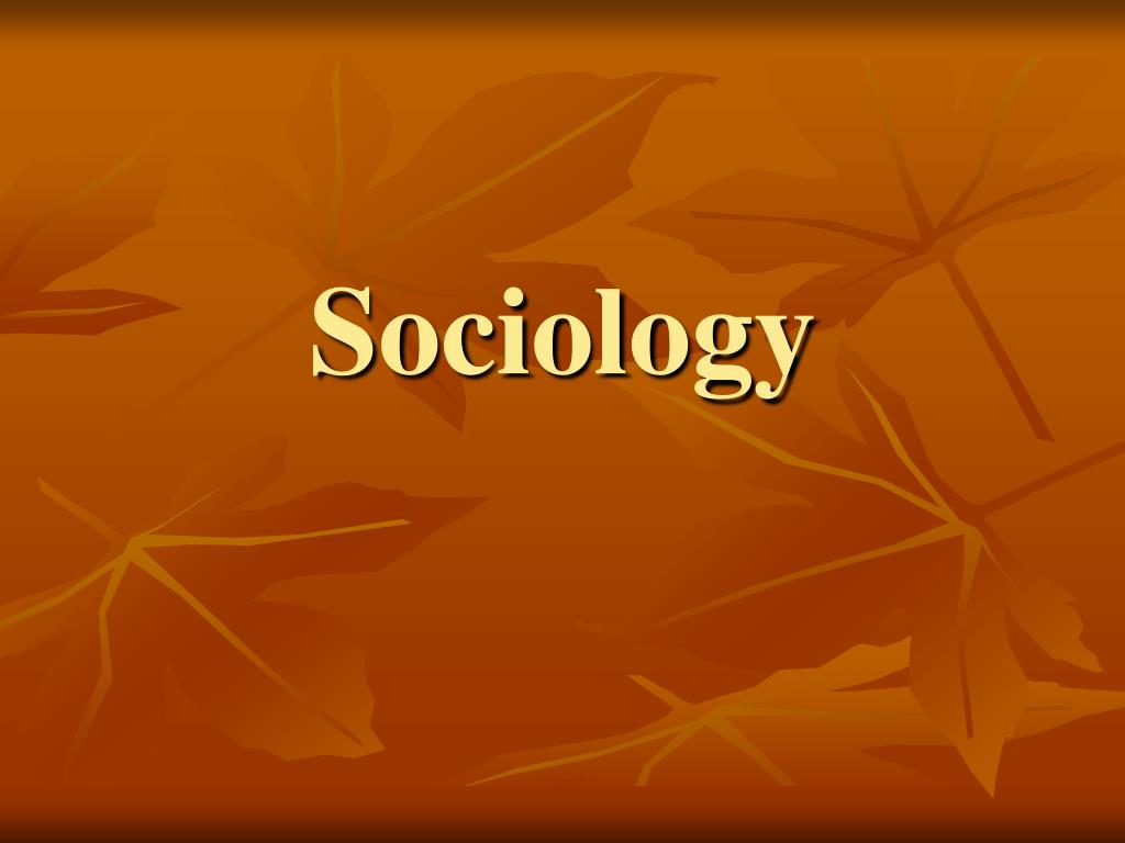 PPT - Sociology PowerPoint Presentation, free download - ID:2824349