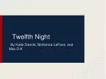 PPT - Twelfth Night PowerPoint Presentation, free download - ID:1970551