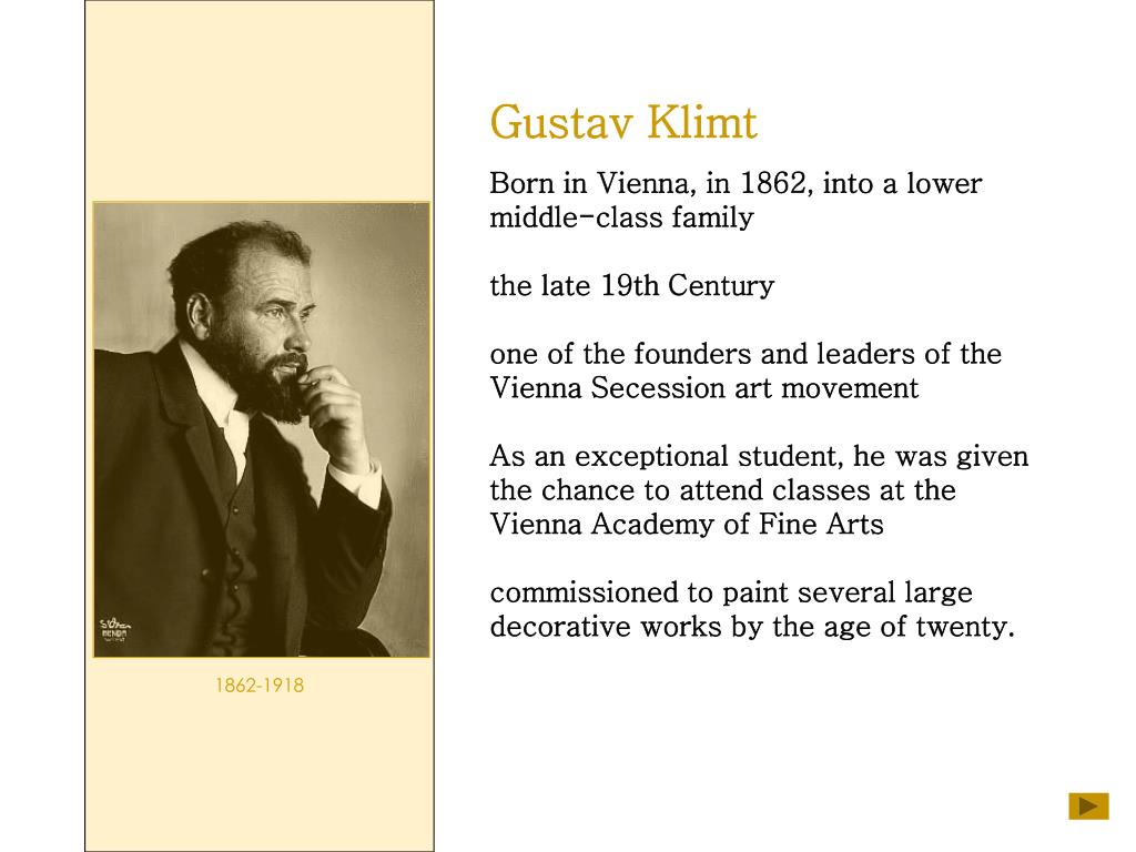 PPT - Gustav Klimt PowerPoint Presentation, free download - ID:2830407