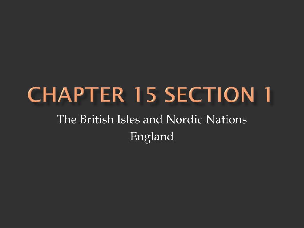 PPT - Chapter 15 Section 1 PowerPoint Presentation, free download - ID:2832332