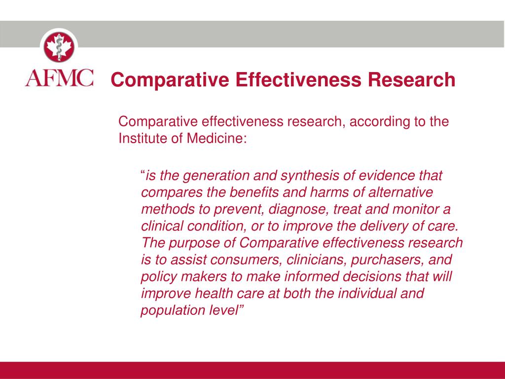 PPT - Comparative Effectiveness Research PowerPoint Presentation, free ...