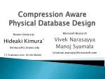 PPT - Physical Database Design PowerPoint Presentation, free download ...