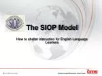 PPT - SIOP, ESL, and MPI’s PowerPoint Presentation, free download - ID ...