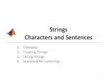 PPT - Characters and Strings PowerPoint Presentation, free download ...