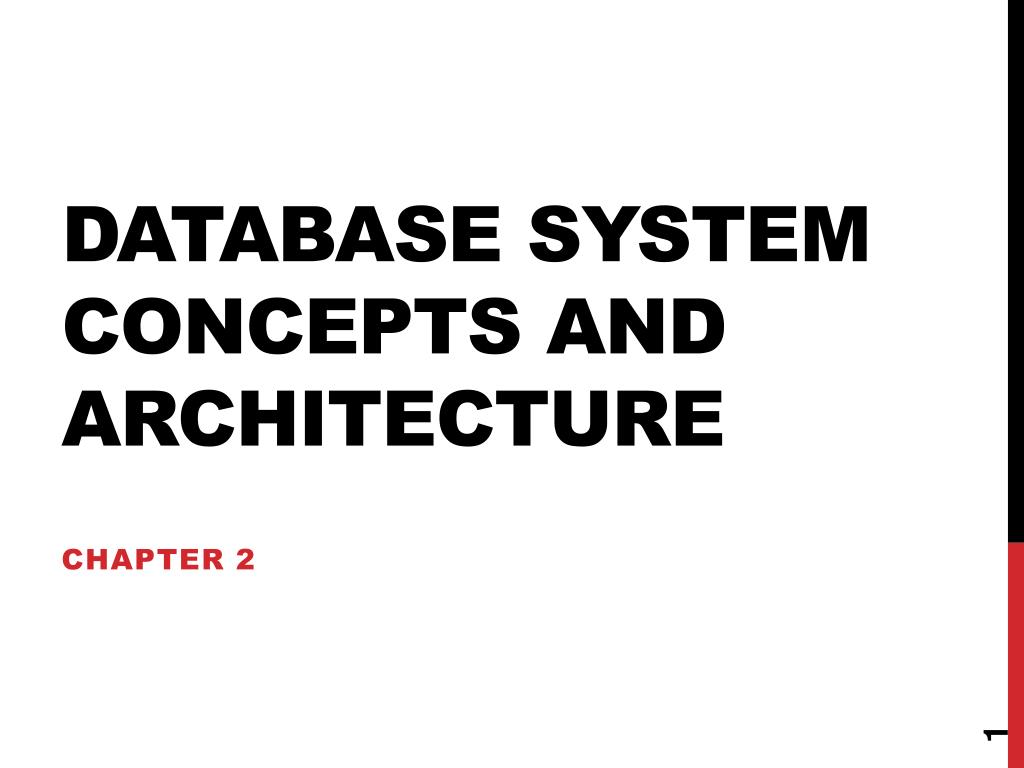 PPT - Database System Concepts and Architecture PowerPoint Presentation ...