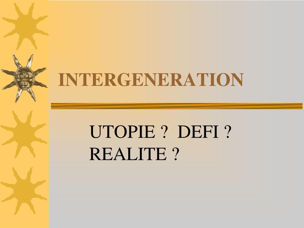 PPT - INTERGENERATION PowerPoint Presentation, free download - ID:2835882