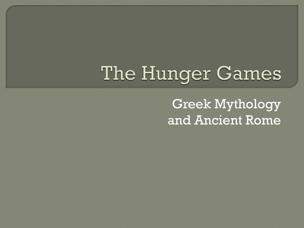 PPT - The Hunger Games PowerPoint Presentation, free download - ID:2836638