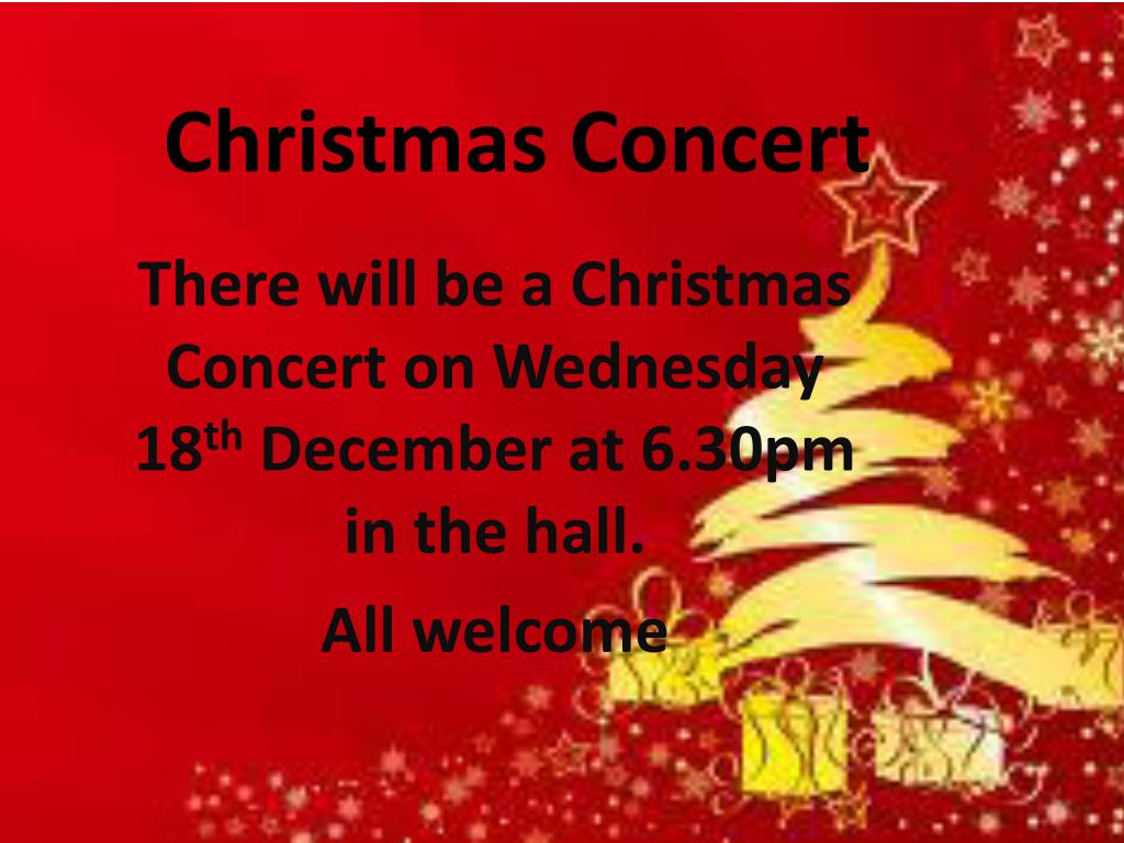 PPT - Christmas Concert PowerPoint Presentation, free download - ID:2836647