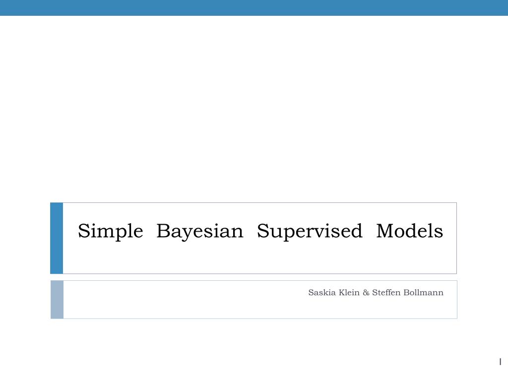PPT - Simple Bayesian Supervised Models PowerPoint Presentation, free ...