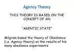 PPT - Agency Theory PowerPoint Presentation, free download - ID:2353362