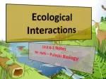 PPT - Ecological Interactions PowerPoint Presentation, free download ...