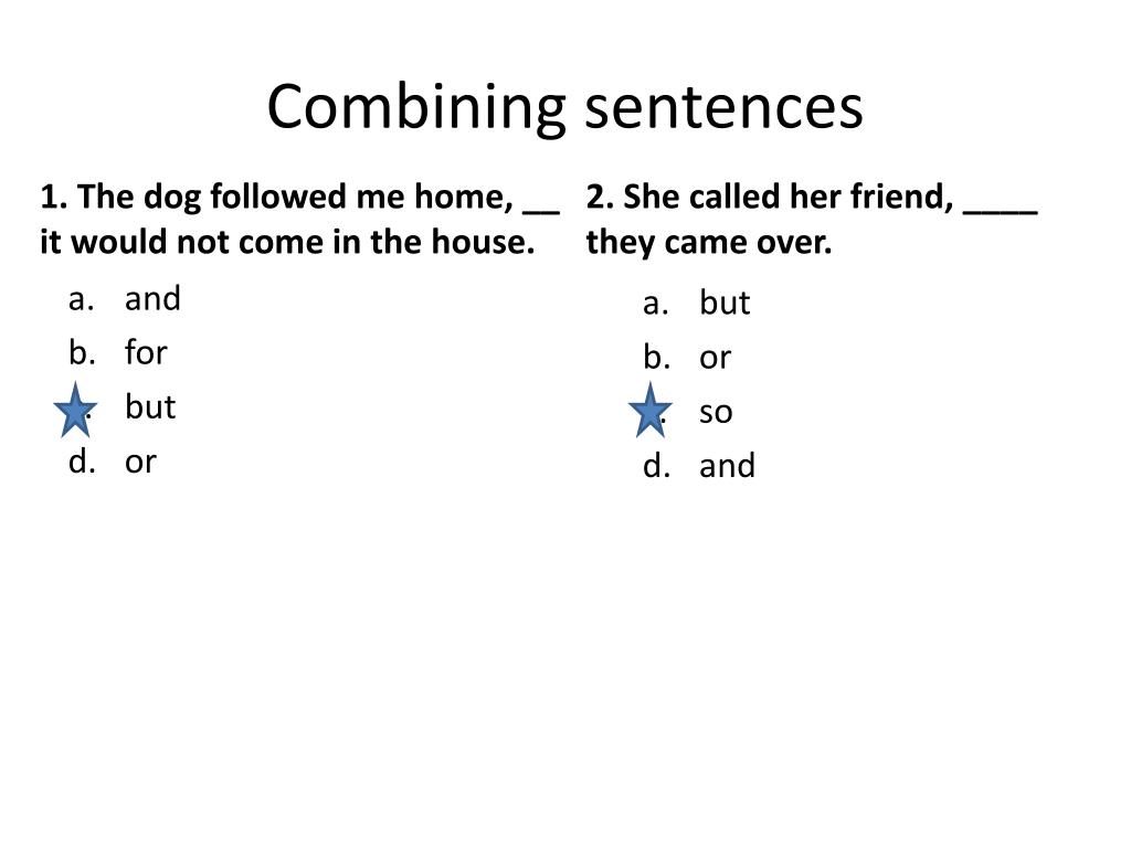 PPT - Combining sentences PowerPoint Presentation, free download - ID ...