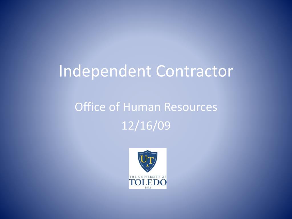 PPT - Independent Contractor PowerPoint Presentation, free download ...
