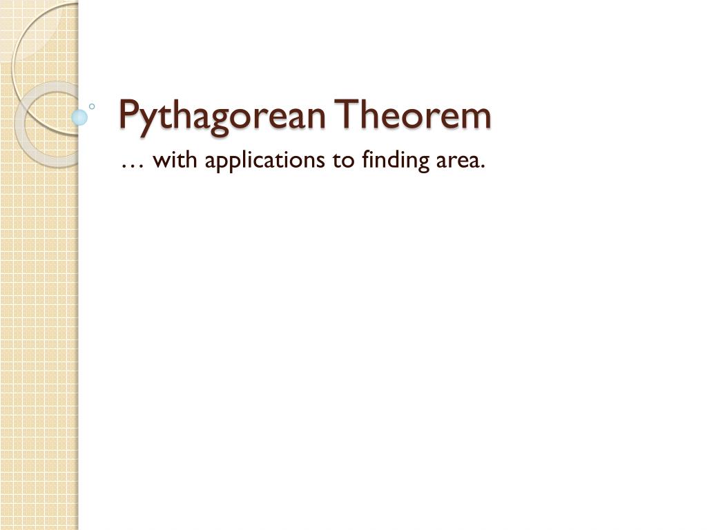 PPT - Pythagorean Theorem PowerPoint Presentation, free download - ID ...