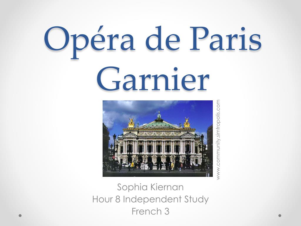 PPT - Opéra de Paris Garnier PowerPoint Presentation, free download ...