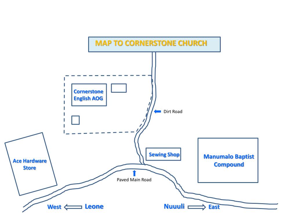 PPT - MAP TO CORNERSTONE CHURCH PowerPoint Presentation, free download ...