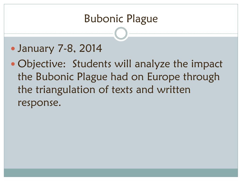 PPT - Bubonic Plague PowerPoint Presentation, free download - ID:2843538