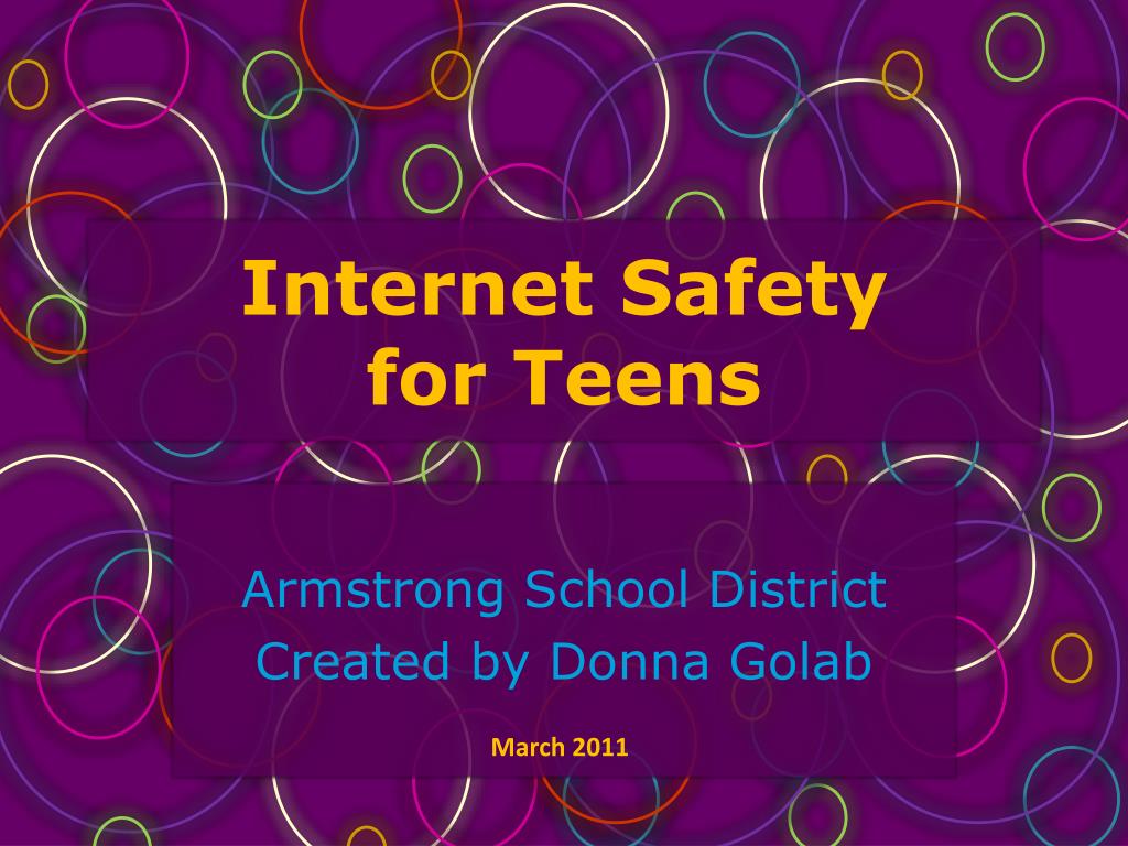 PPT - Internet Safety for Teens PowerPoint Presentation, free download ...