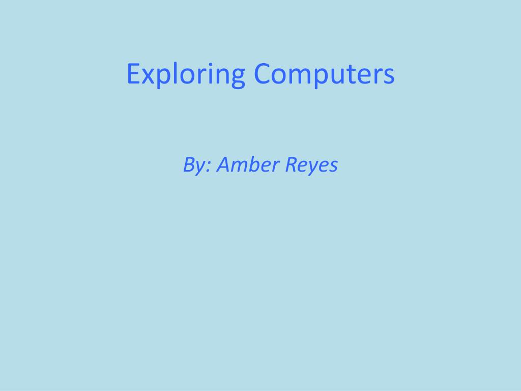 PPT - Exploring Computers PowerPoint Presentation, free download - ID ...