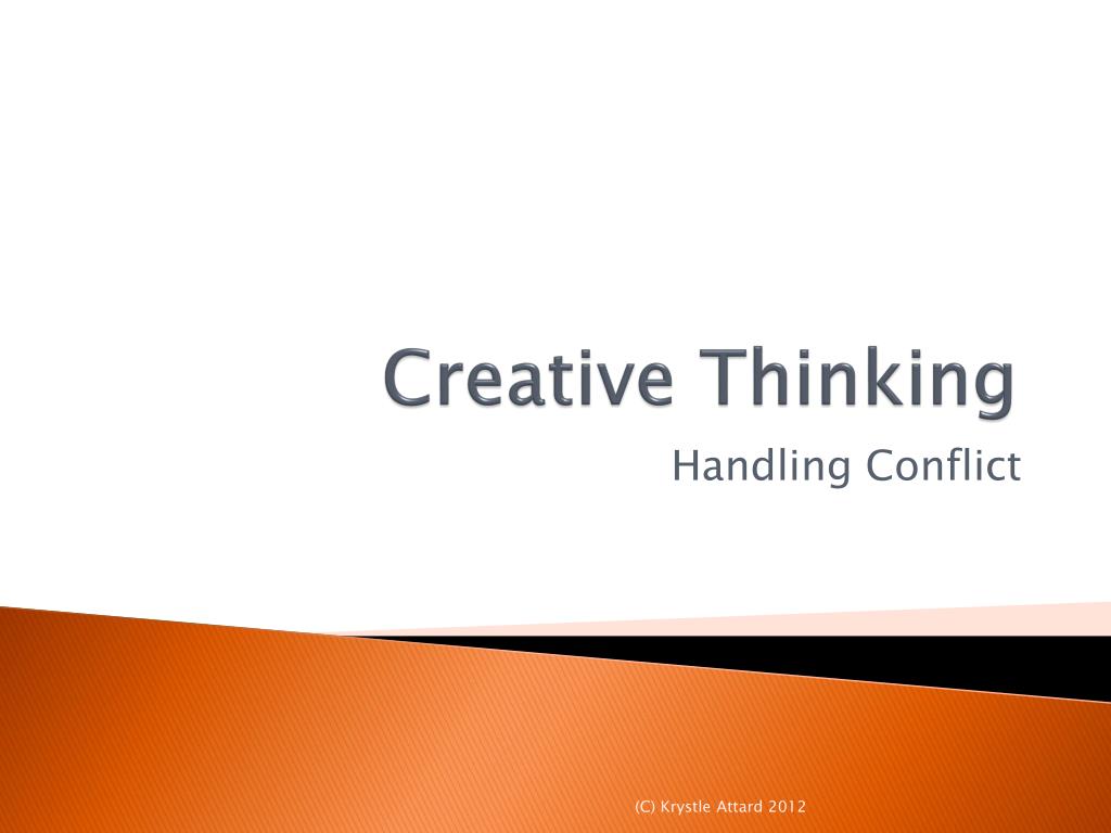 PPT - Creative Thinking PowerPoint Presentation, free download - ID:2847744