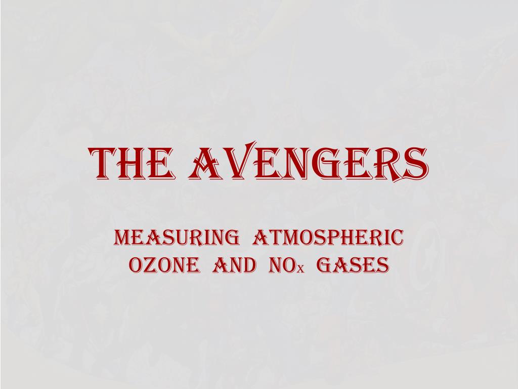 PPT - THE AVENGERS PowerPoint Presentation, free download - ID:2848825