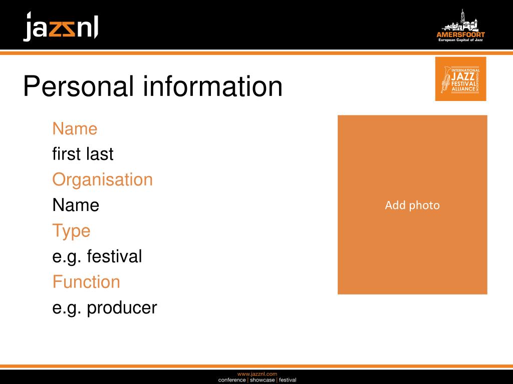 PPT - Personal information PowerPoint Presentation, free download - ID ...