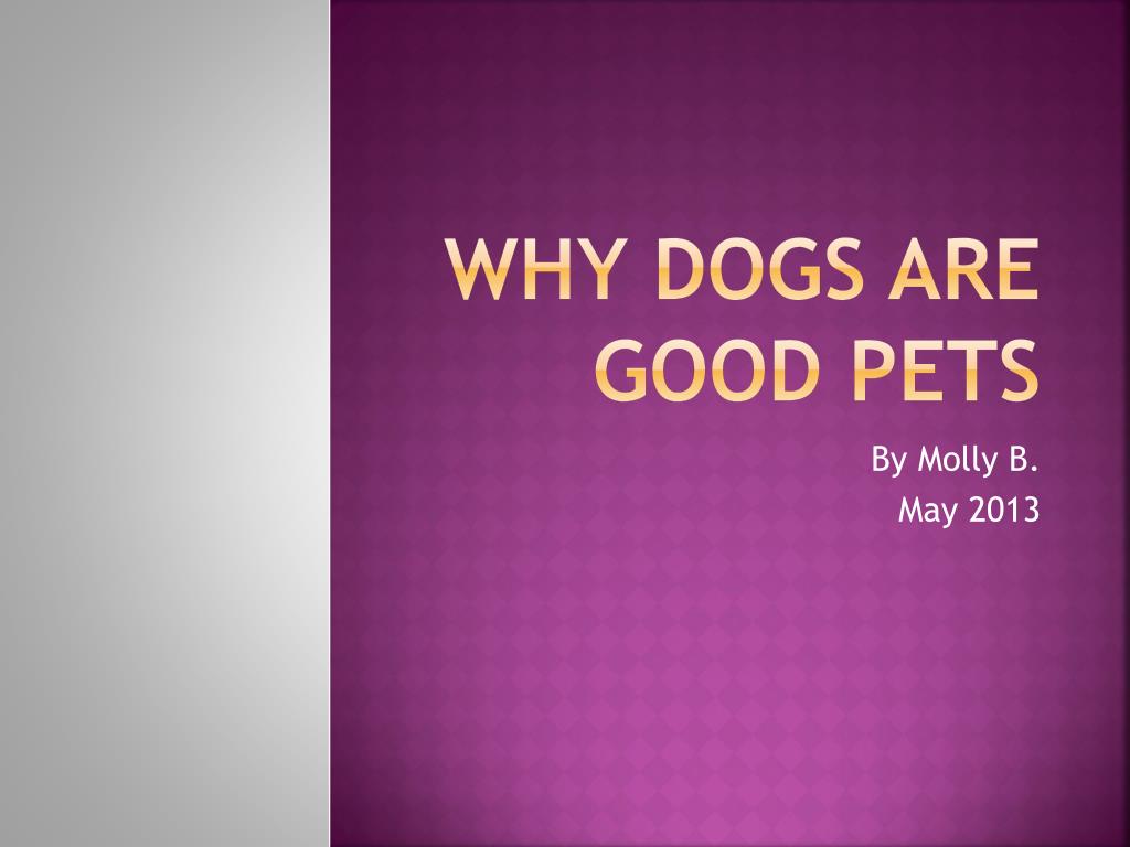 PPT - Why Dogs Are Good Pets PowerPoint Presentation, free download ...